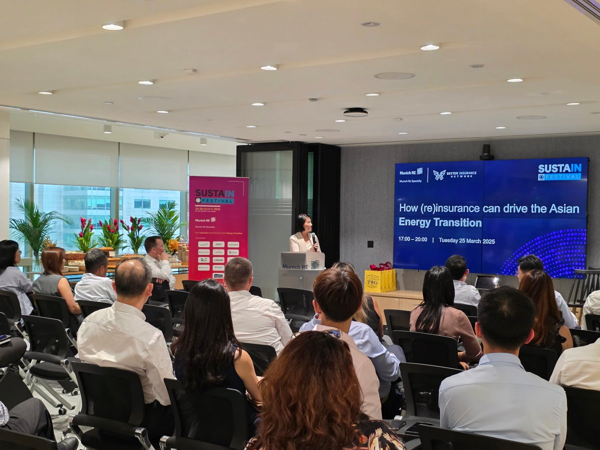Munich Re Specialty hosts Sustain Festival event in Singapore